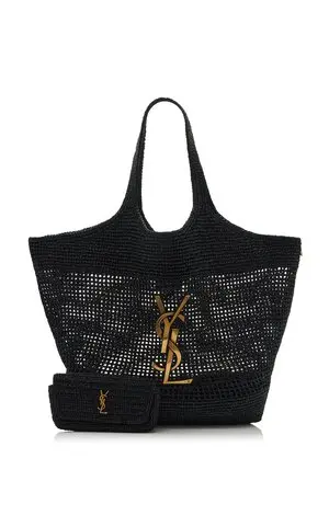 Saint Laurent Icare Maxi Tote Bag - Black