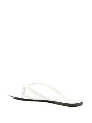 TOTEME Croc-embossed Flat Sandals