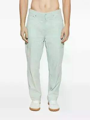 Kenzo Embroidered Five-pocket Jeans