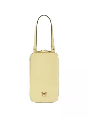 Pinko Zip-around Leather Smartphone Case - Neutrals