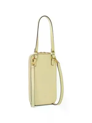 Pinko Zip-around Leather Smartphone Case - Neutrals