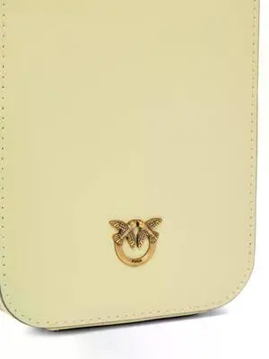 Pinko Zip-around Leather Smartphone Case - Neutrals