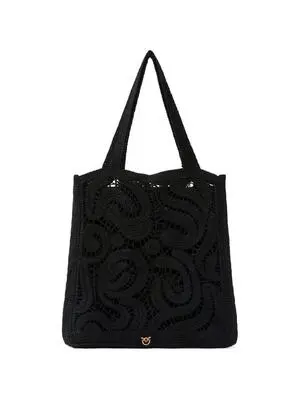 Pinko Crocheted Tote Bag