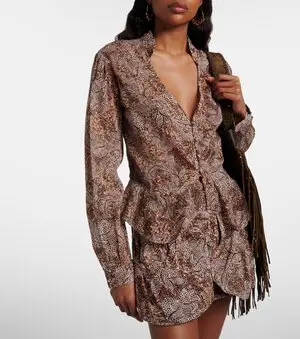 Isabel Marant Étoile Celeny Printed Blouse