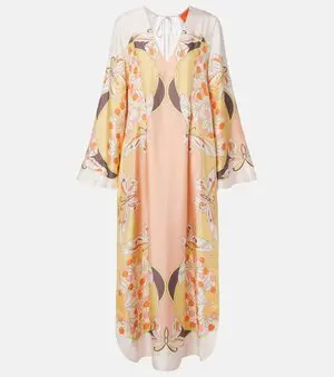 La DoubleJ Twin Flame Printed Maxi Dress - Multicoloured