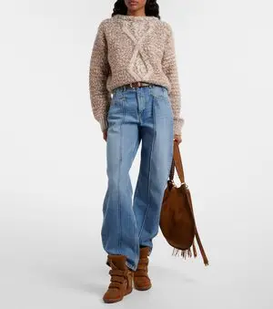 Isabel Marant Étoile Bekett Suede High-top Sneakers