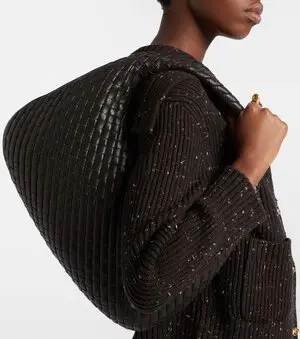 Bottega Veneta Intrecciato Leather Shoulder Bag - Brown
