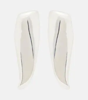 Bottega Veneta Prisma Sterling Earrings - Silver