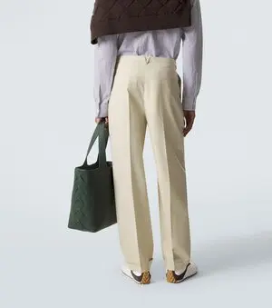 Bottega Veneta Diago Intreccio Leather Tote Bag - Green