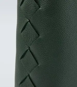 Bottega Veneta Diago Intreccio Leather Tote Bag - Green
