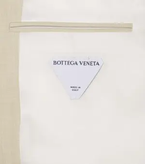 Bottega Veneta Wool And Cotton Gabardine Suit Jacket - Beige