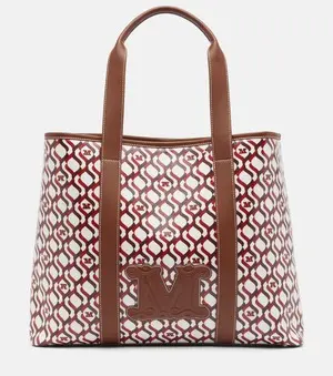 Max Mara Farneto Large Canvas Tote Bag - Multicoloured