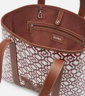 Max Mara Farneto Large Canvas Tote Bag