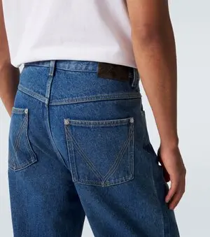 Bottega Veneta Wide-leg Jeans In Mid
