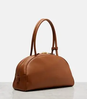 Miu Miu Beau Large Leather Shoulder Bag - Brown