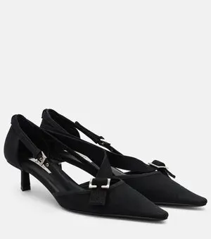 Prada Canvas Pumps - Black