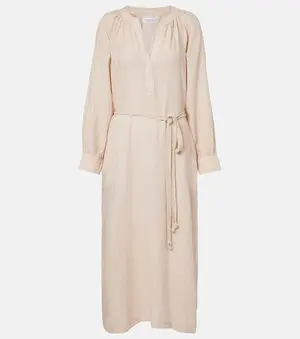 Velvet By Graham & Spencer Dakota Linen Maxi Dress - Beige