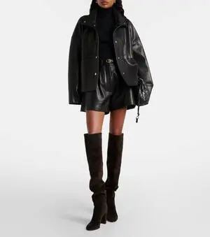 Nour Hammour Park Leather Jacket