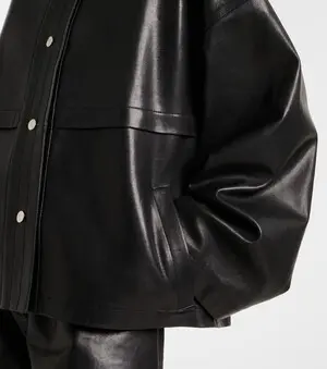 Nour Hammour Park Leather Jacket
