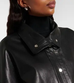 Nour Hammour Park Leather Jacket