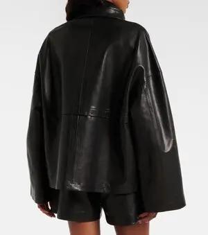 Nour Hammour Park Leather Jacket