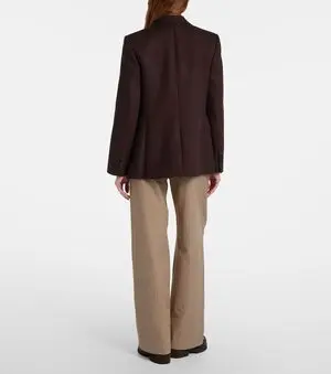 Vince Camille Cotton-blend Wide-leg Pants - Beige