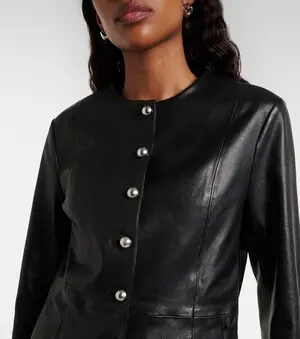 Nour Hammour Parlor Leather Jacket