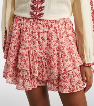 MARANT ETOILE Jocadia Floral Cotton Skort - Multicoloured