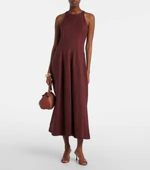 Manolo Blahnik Jada Leather Mules - Brown