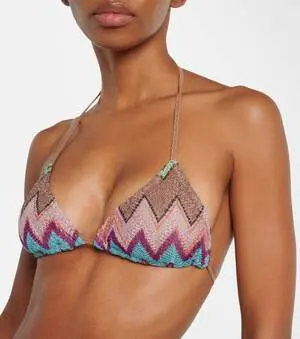 Missoni Zigzag Lamé Bikini - Multicoloured