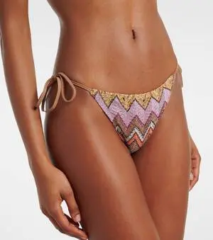 Missoni Zigzag Lamé Bikini - Multicoloured