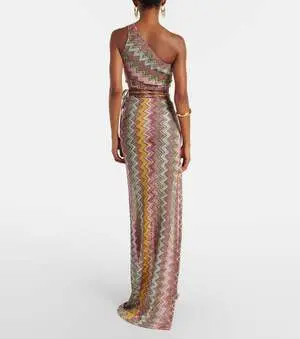 Missoni Zigzag Lamé Wrap Skirt - Multicoloured