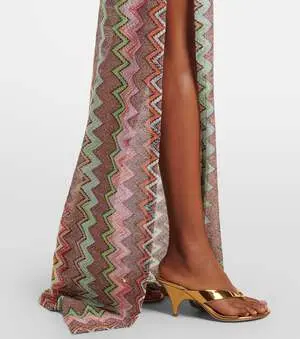 Missoni Zigzag Lamé Wrap Skirt - Multicoloured