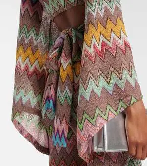 Missoni Zigzag Lame Crop Top - Multicoloured