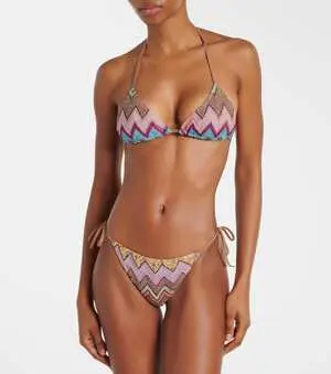 Missoni Zigzag Lame Two-piece Bikini