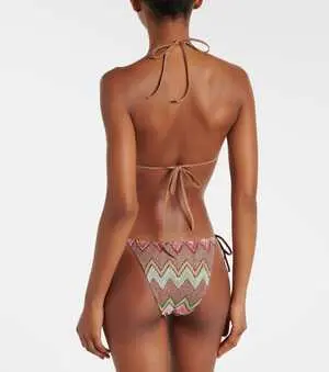 Missoni Zigzag Lame Two-piece Bikini