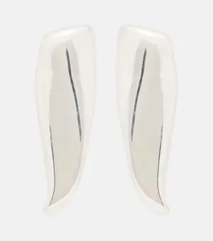 Bottega Veneta Prisma Sterling Earrings - Silver
