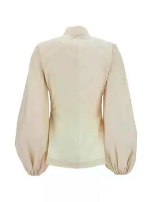 THELATEST Balloon Sleeve Shirt - Neutrals