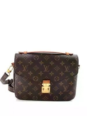 LOUIS VUITTON Pochette Metis Monogram Canvas Crossbody Bag - Brown