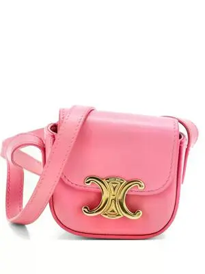 Celine Claude Leather Mini Shoulder Bag