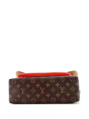 LOUIS VUITTON Marignan Handbag Monogram Canvas With Leather Shoulder Strap