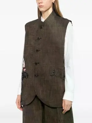 GG IN RED Appliqué Vest