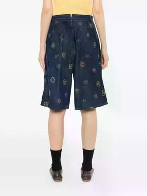 GARÇON BY GARÇON Floral Denim Shorts