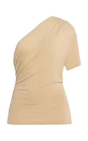 EB DENIM Linnea One-shoulder Top - Neutral