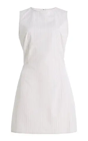 ALFIE Nori Striped Cotton Poplin Mini Dress