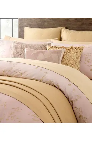 Donna Karan New York Dusk Embroidered Duvet Cover