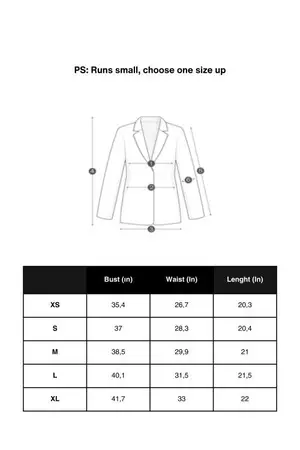 NOCTURNE Printed Tailored Jacket