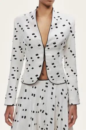 NOCTURNE Printed Tailored Jacket