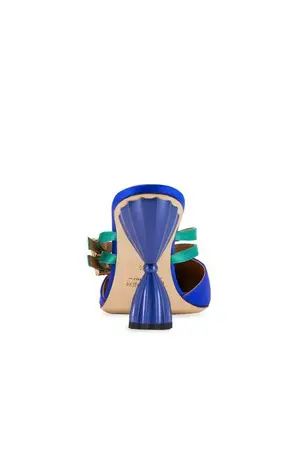 INOLA OJÉN Lolita Crystal Mules - Peacock