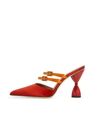 INOLA OJÉN Lolita Crystal Mules - Sunset